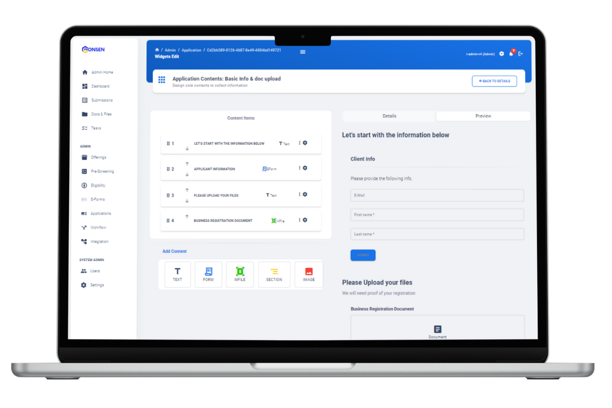 CONSEN - Transform Complex Operations into Digital Workflows